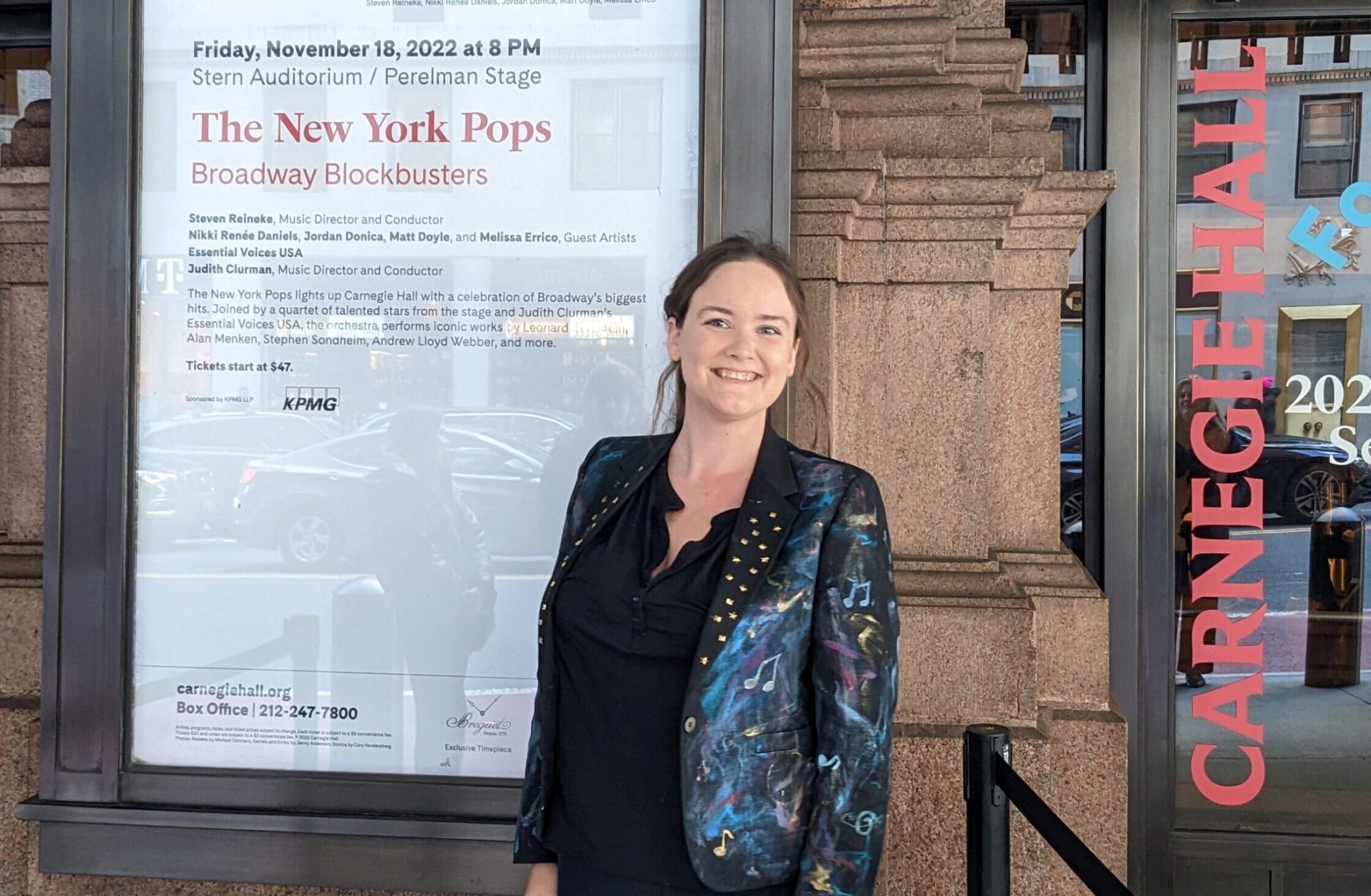 Theatre Teacher Cait Hynes Sings at Carnegie Hall - Bay Ridge Prep